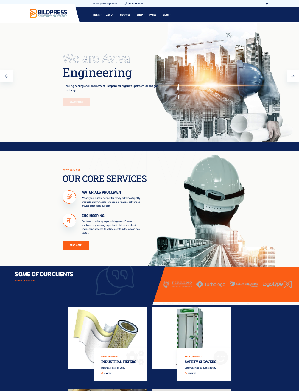 Our Site is back – Aviva Engineering