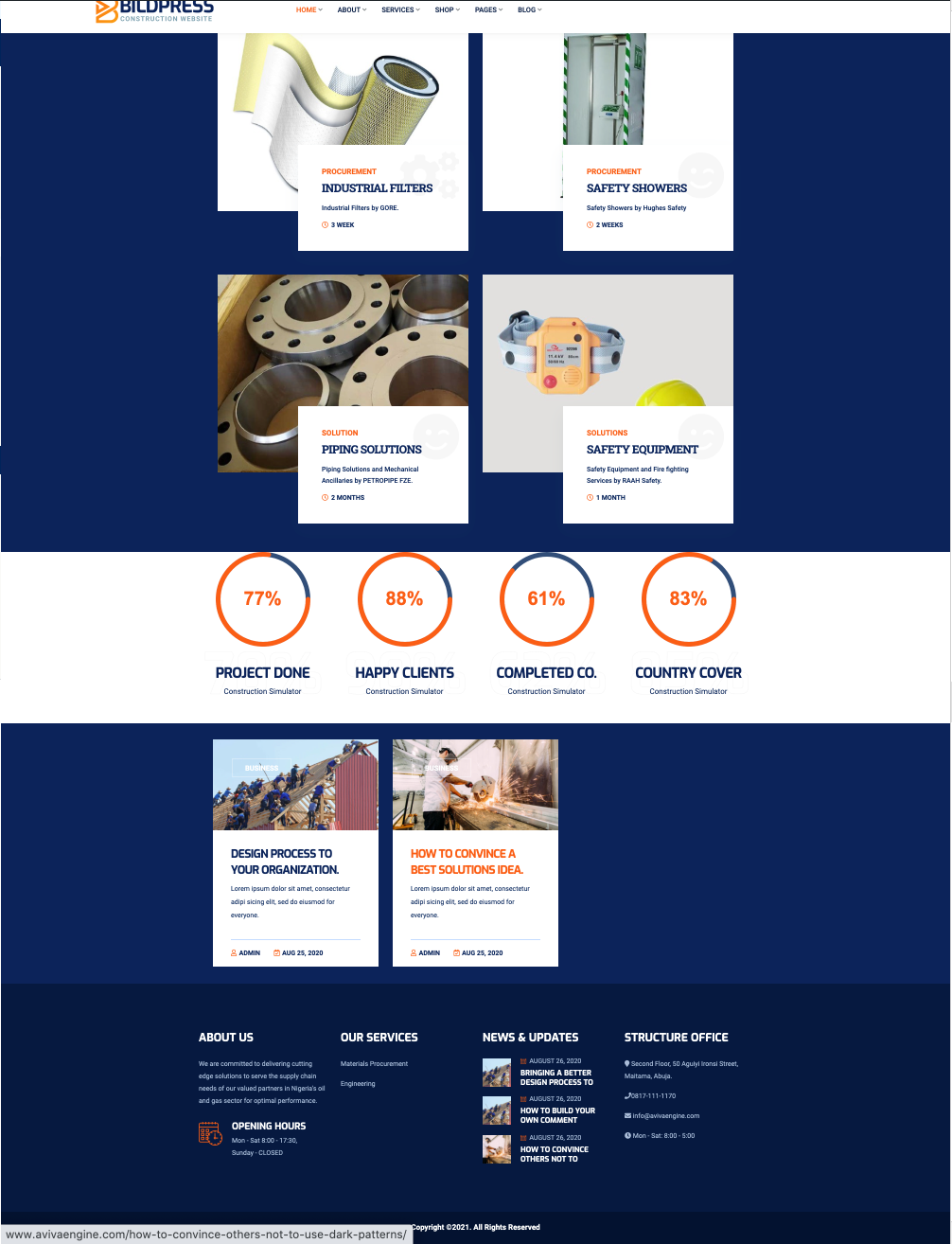 Our Site is back – Aviva Engineering